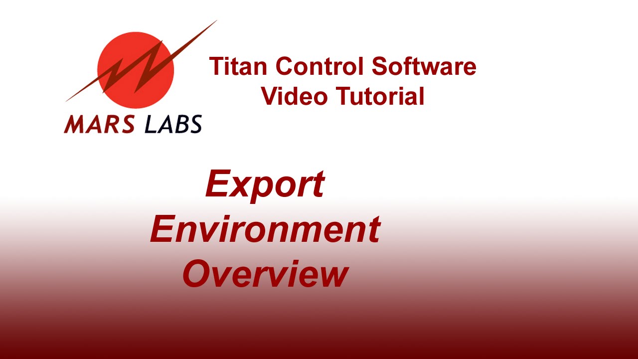 TCS Operation: Export Overview - YouTube