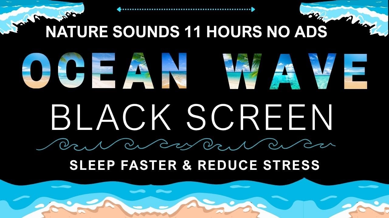 11 Hours No ADS 🌊 Peaceful Ocean Waves Ambience | Relax, Study & Heal ...