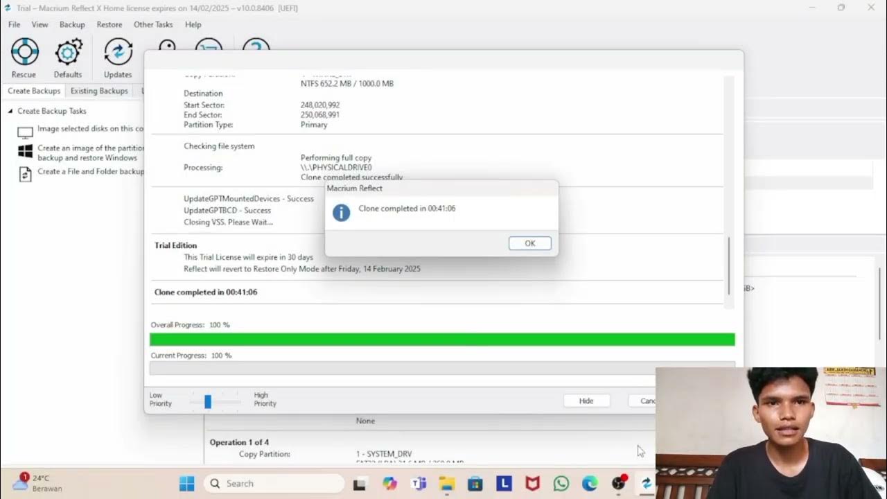 kloning windows hdd ke ssd atau sebaliknya - YouTube