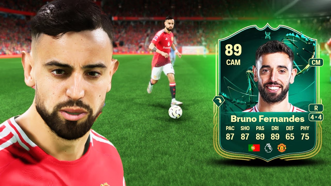89 CREATIVE CATALYST EVOLUTION BRUNO FERNANDES PLAYER REVIEW | FC 25 ...