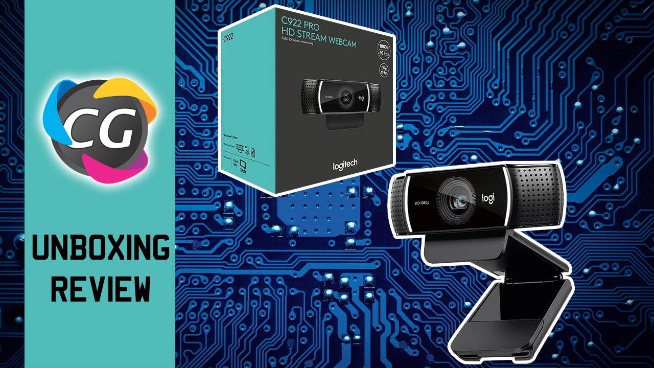 Webcam Logitech C922 Pro - Unboxing e Review - YouTube