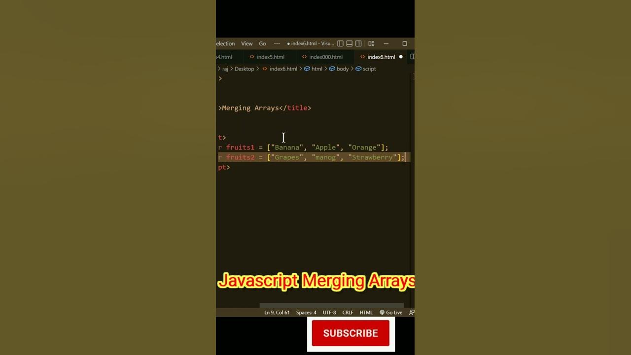 Javascript Merging Arrays Arrays In Javascript Shorts Youtube