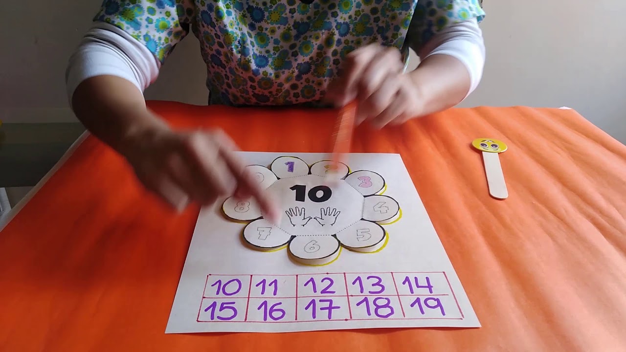 Contando la familia del 10 - YouTube