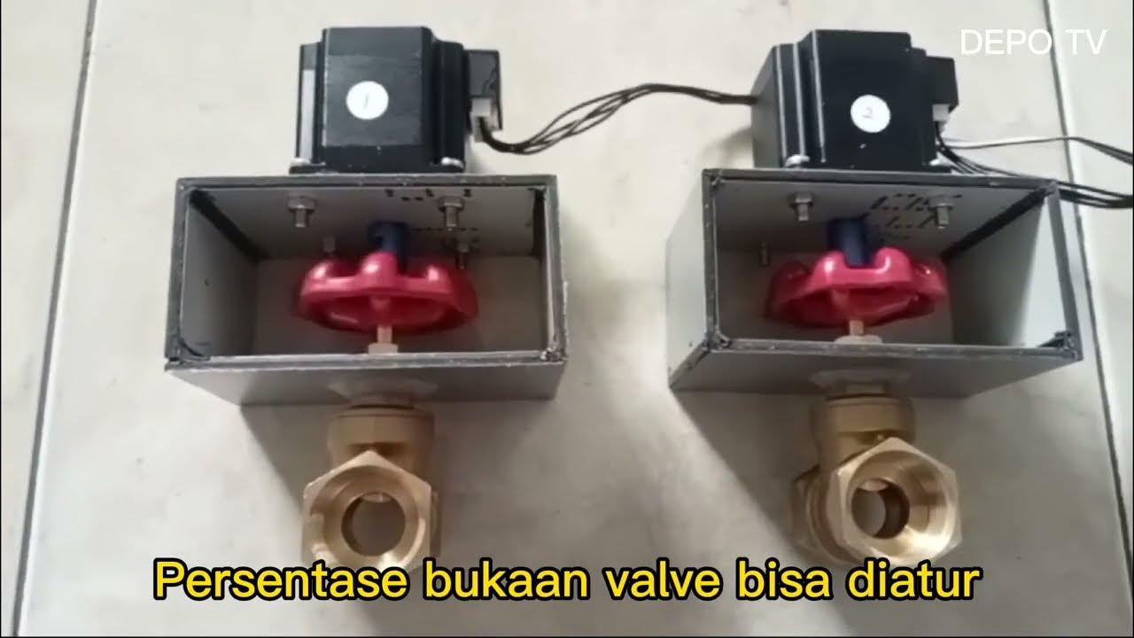Mekanika Stepper Control Valve 1 Inch bukaan valve bisa diatur bertahap ...