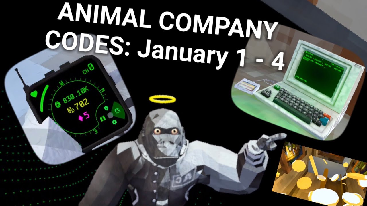 ANIMAL COMPANY CODES: January 1 - 4 ONLY!! - YouTube
