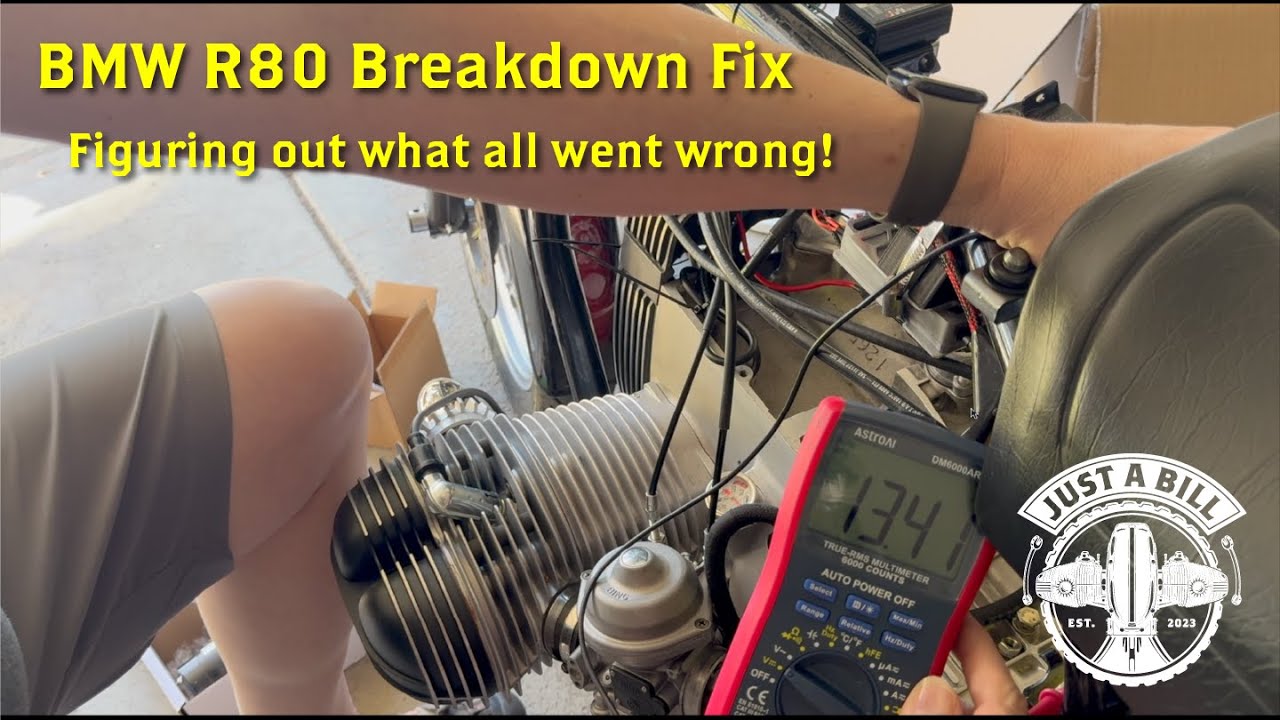 BMW R80 Breakdown Fix and Ride 4K - YouTube