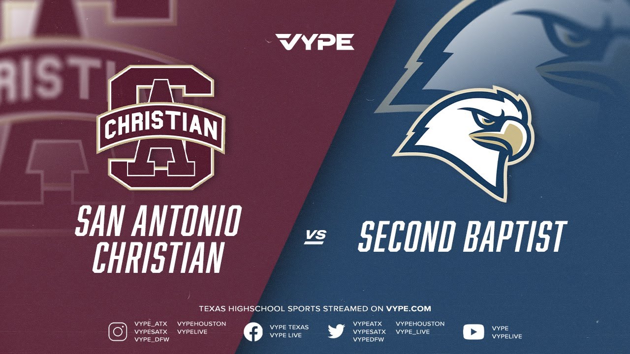 7PM - TAPPS Football, DII Regional: San Antonio Christian vs. Second ...