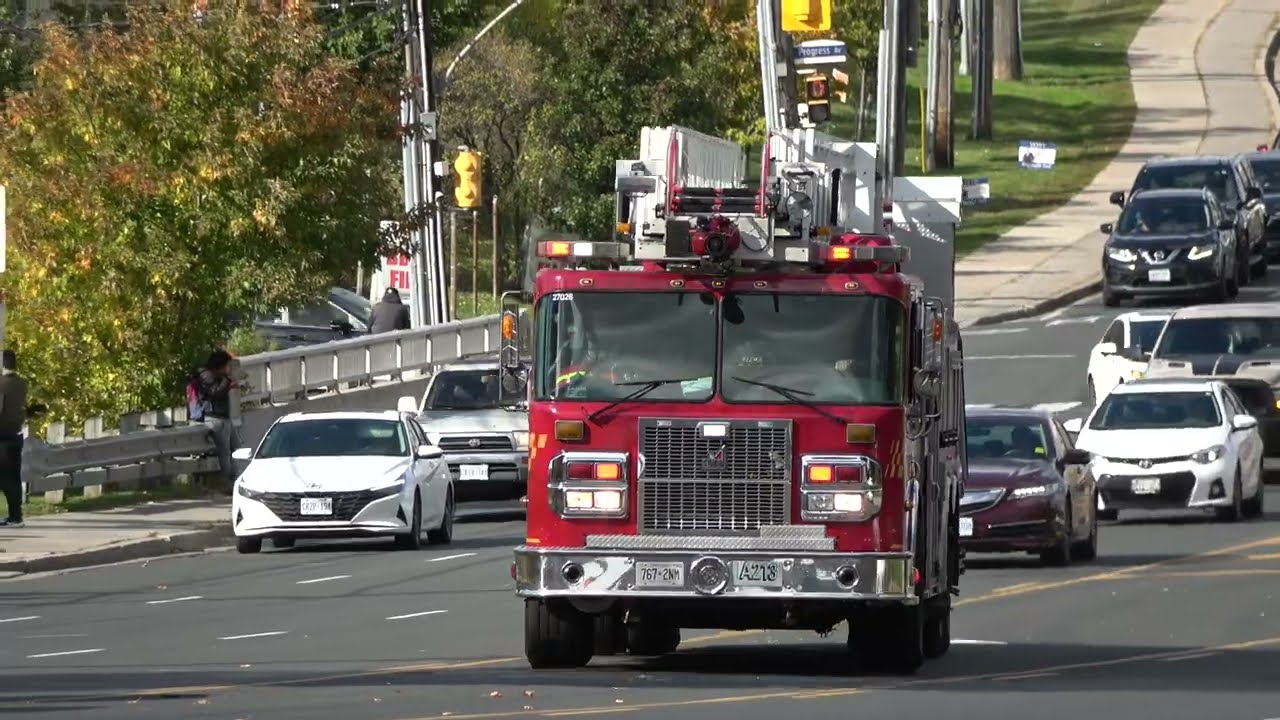 Toronto Fire Alarm Response 50 Tuxedo Court - YouTube