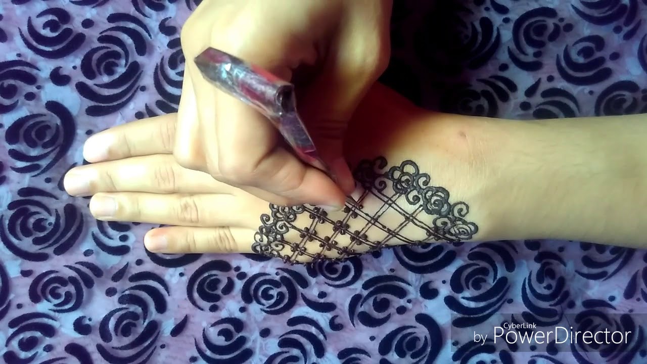 Diwali special mehndi design#1 ||Mariam Nisha ||2018 - YouTube