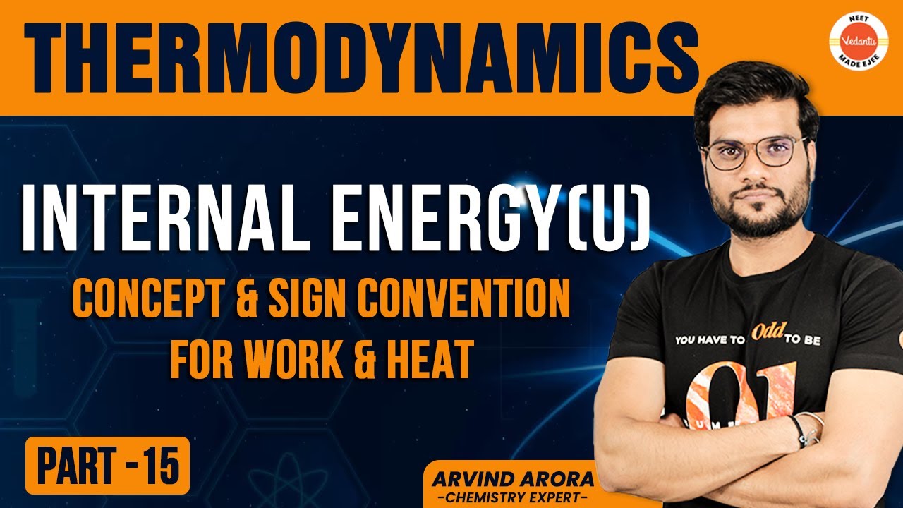 Internal Energy(U) Concept & sign convention for work & heat ...