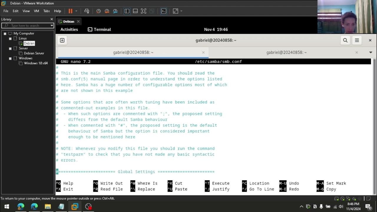 Laboratorio 2: Creación de fileserver compatible con Windows utilizando SAMBA - YouTube