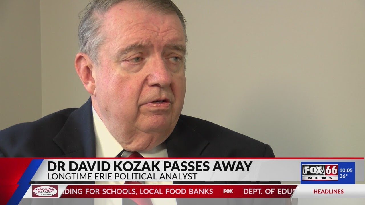 Longtime Erie political analyst Dr. David Kozak, dies at 80 - YouTube