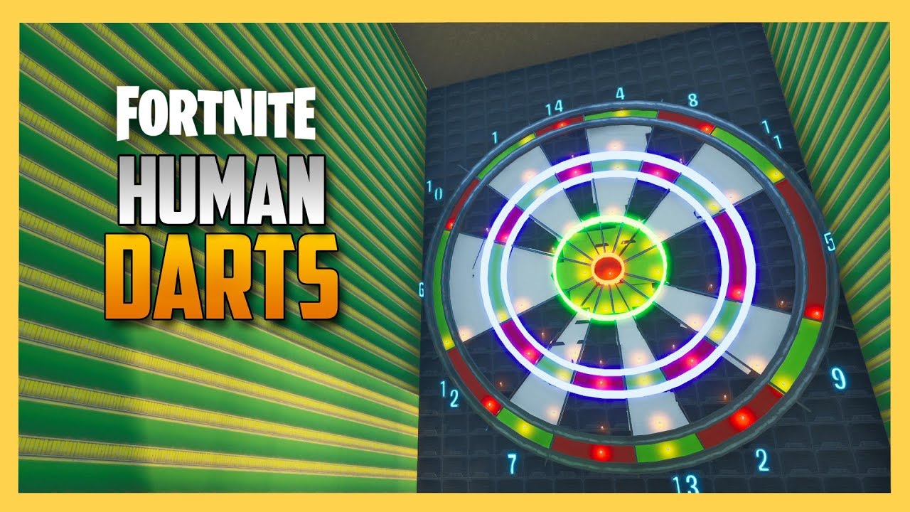 Human Darts mini-game in Fortnite Creative! | Swiftor - YouTube