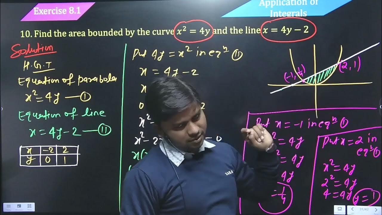 Application of Integrals | Class 12 - NCERT Math | Ex-8.1 - Q10 to Q13 #class12th | part-4 - YouTube
