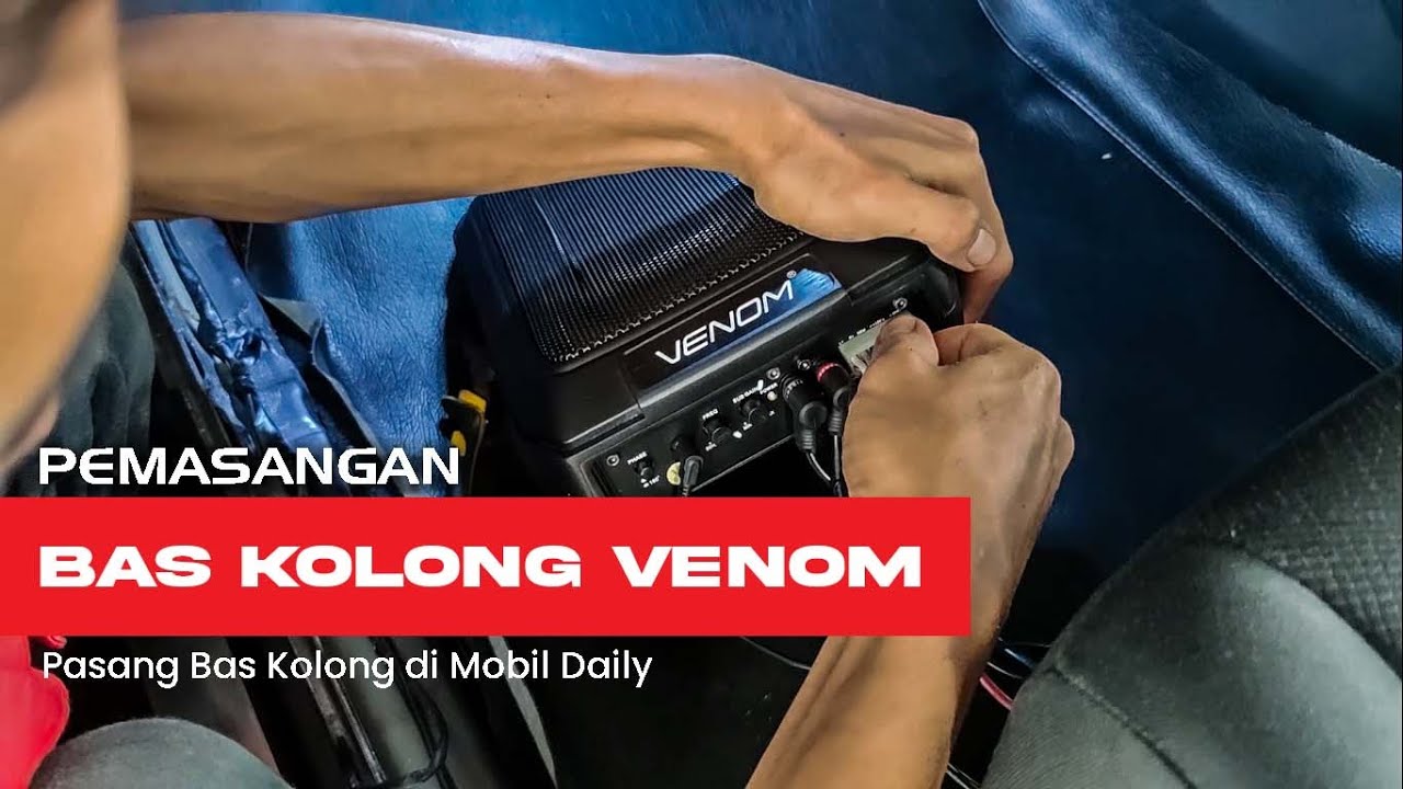 PEMASANGAN BAS KOLONG DI MOBIL DAILY - YouTube