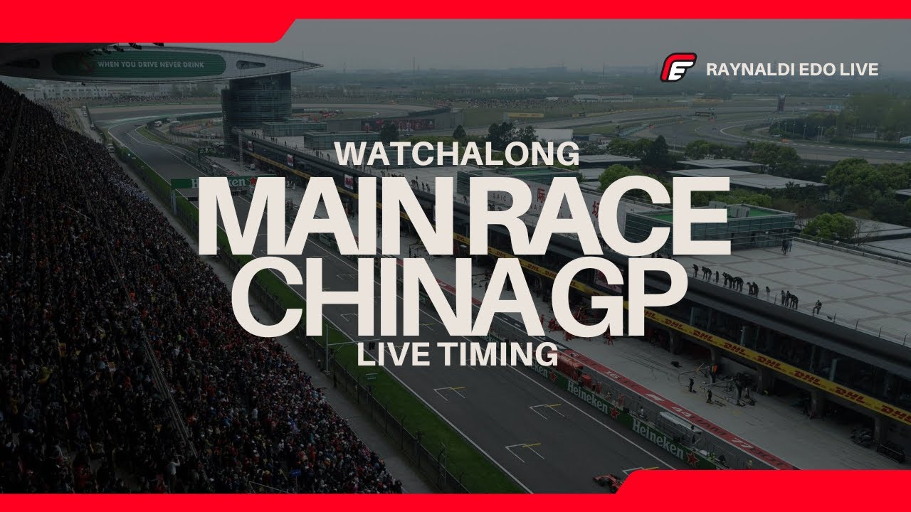 [LIVE] WATCHALONG F1 MAIN RACE CHINA GP 2025 - YouTube