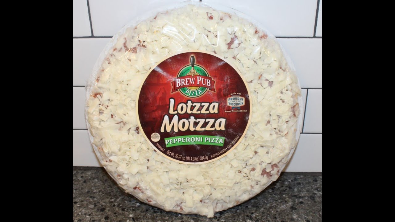 Brew Pub Pizza Lotzza Motzza Pepperoni Pizza Review - YouTube