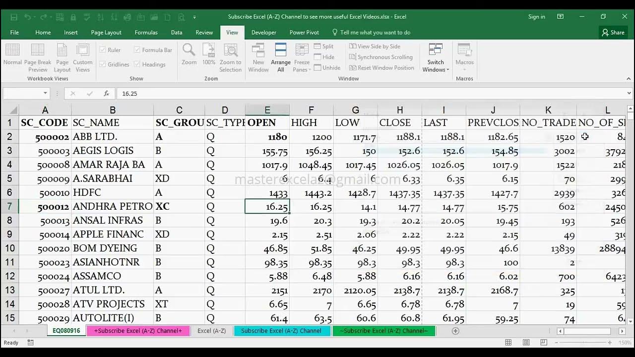 How to Automate Task using Relative Reference Recording Macro in Ms Excel 2016 - YouTube