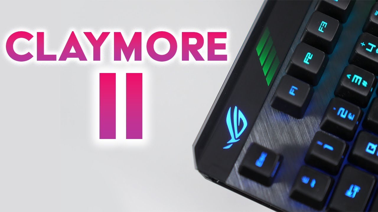Modüler Tam Boy/TKL Klavye: ASUS ROG Claymore II İncelemesi - YouTube