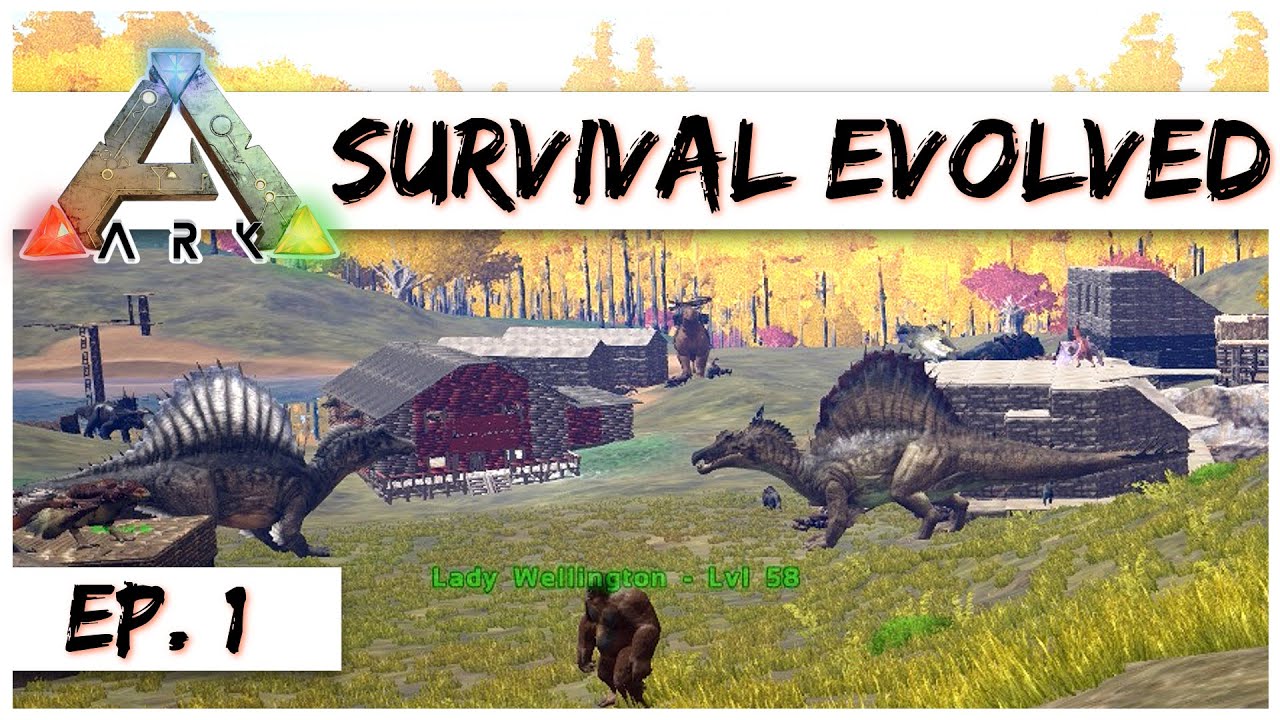 Ark Survival Evolved - Ep. 1 - Welcome to Poop City! - Ark Server ...