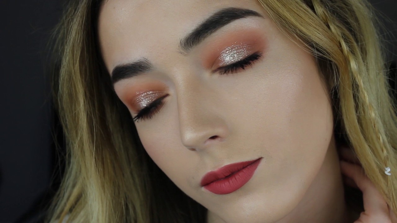Peach Eye Makeup Tutorial - YouTube