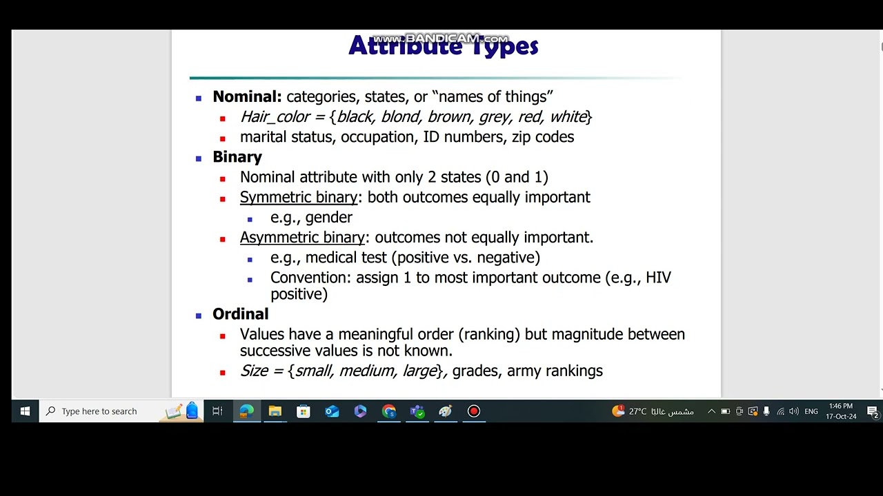 Lecture 2 Part 1 Getting to Know Your Data part 1 - YouTube