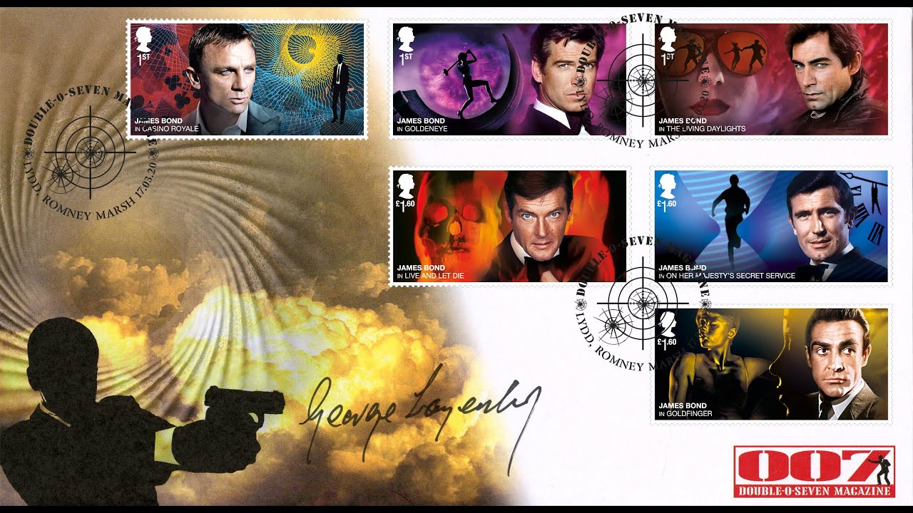 James Bond - 007 Collectables - Royal Mail Stamps - YouTube