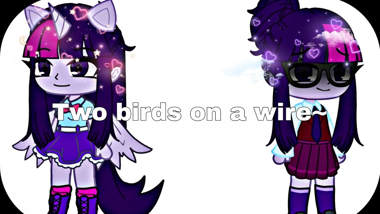 Two birds on a wire~ ||Sci-Twi and Twilight Sparkle|| ||Meme|| - YouTube