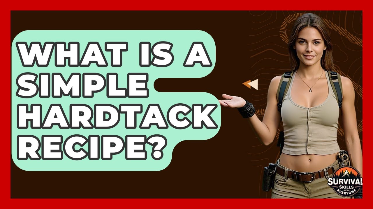 What Is A Simple Hardtack Recipe? - Survival Skills for Everyone - YouTube
