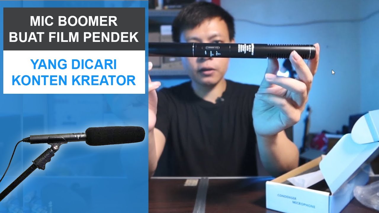 Review Mic Boomer condensor untuk konten kreator Taffware - YouTube