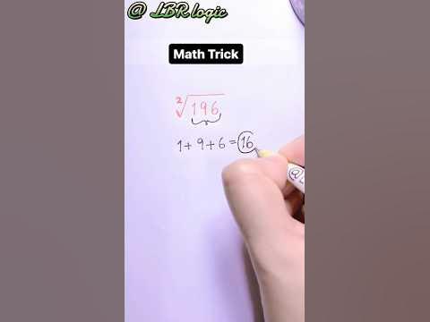 Math tricks // square root tricks #shorts #mathshorts #mathtricks #squareroottricks 🤯😁 - YouTube