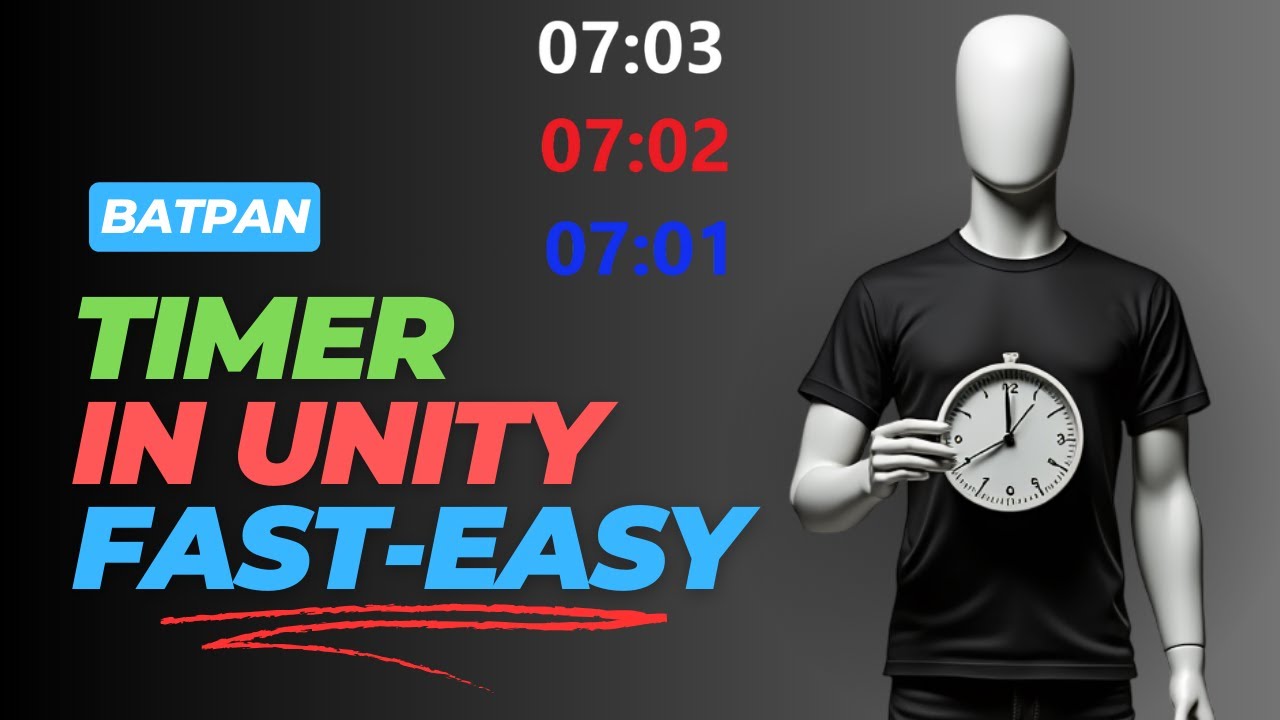 Creating a Timer in Unity Fast and Easy! - YouTube