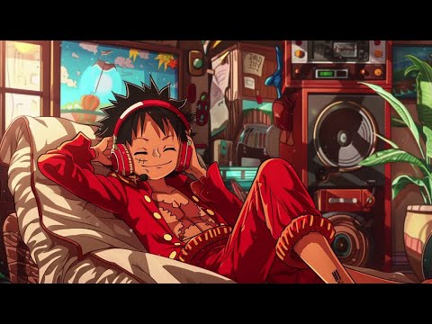 lofi hip hop radio 🎵 - beats to sleep/chill to 💤 , Luffy One Piece Lofi ...
