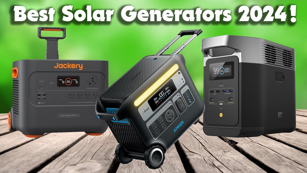 5 Best Solar Generators of 2024 (Portable Power Station) - YouTube