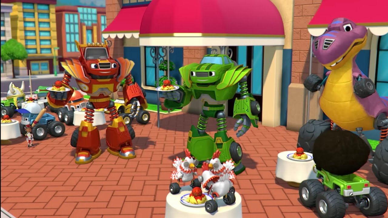 Watts' Quest for Victory in Axle City | Blaze and the Monster Machines ...