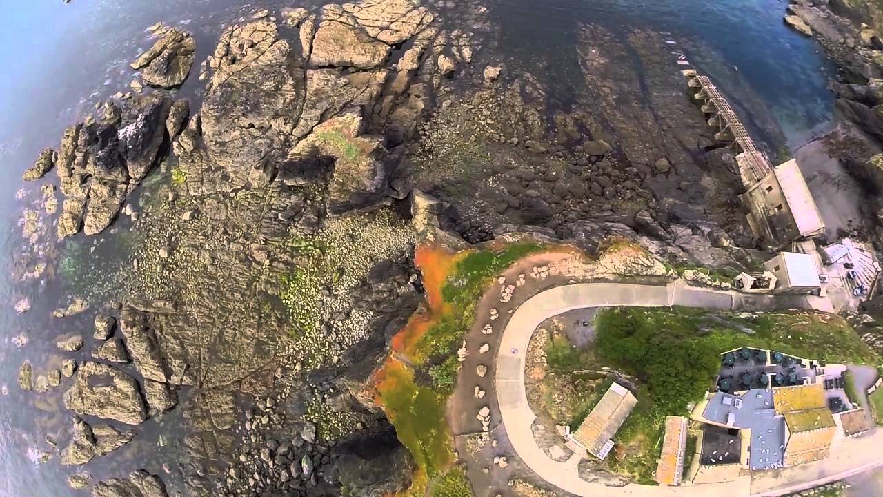Aerial Cornwall : Lizard Point - A Bird's Eye View - YouTube