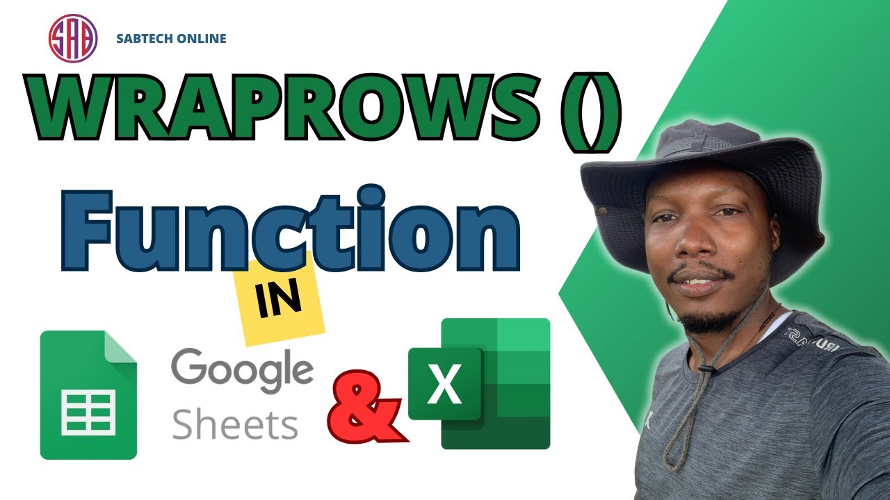 Learn 🆒 🆕 WRAPROWS Function in Excel & Google Sheets 🆓 - YouTube