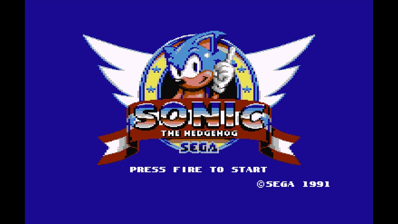 Sonic the Hedgehog [NTSC] (Commodore 64) Full Game & All Emeralds - YouTube