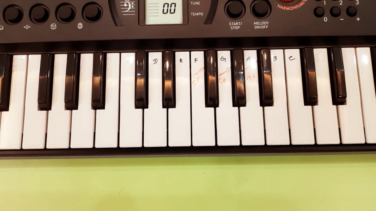 Basic Keyboard Keys Practice for kids | Happy Birthday To You Keyboard ...