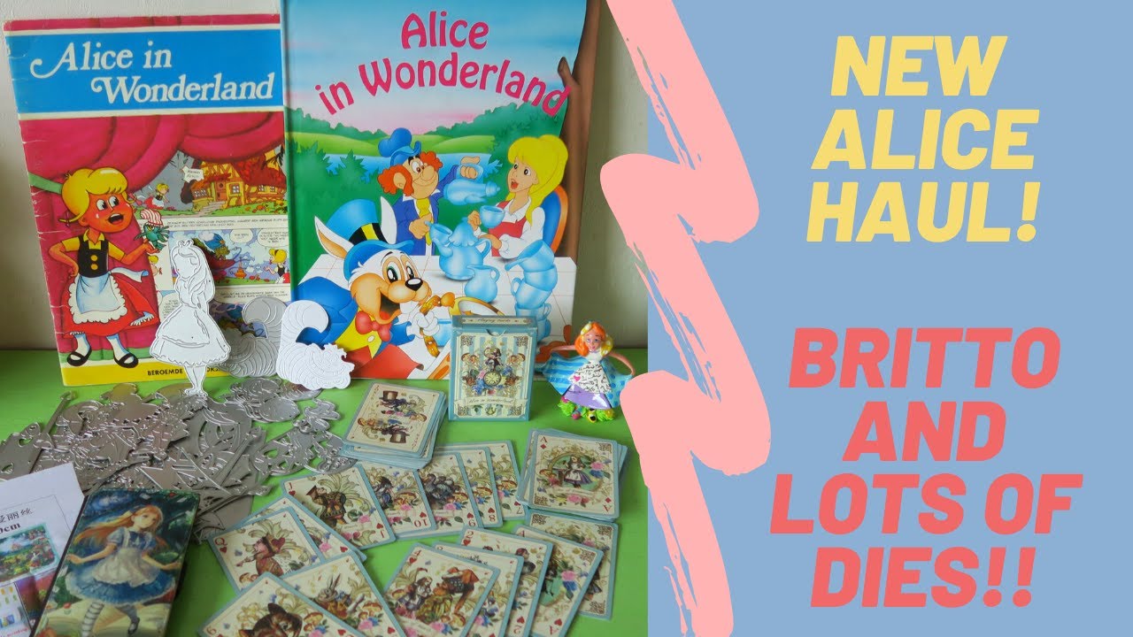 New Alice haul! Britto Figurine and lots of Dies!! - YouTube