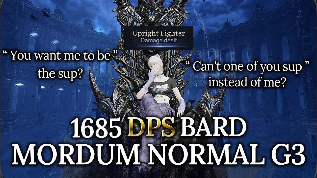 [Lost Ark]1685 DPS Bard - Mordum Raid ACT 3 Normal Gate 3 - YouTube