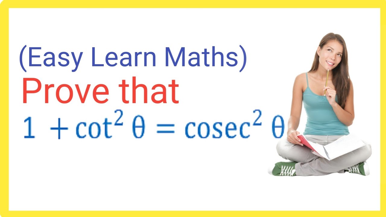 One Plus Cot Square Theta (Trigonometry Class 10) - YouTube
