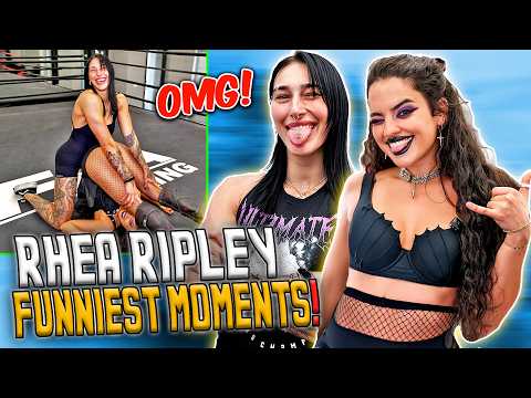 Rhea Ripley & Nina Drama funniest wrestling compilation | WWE