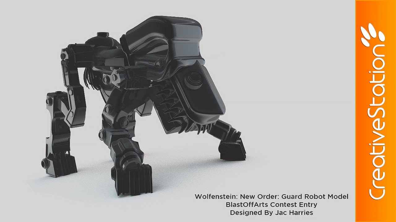 Wolfenstein - New Order - 3D Speed art (#Cinema4D) | CreativeStation ...