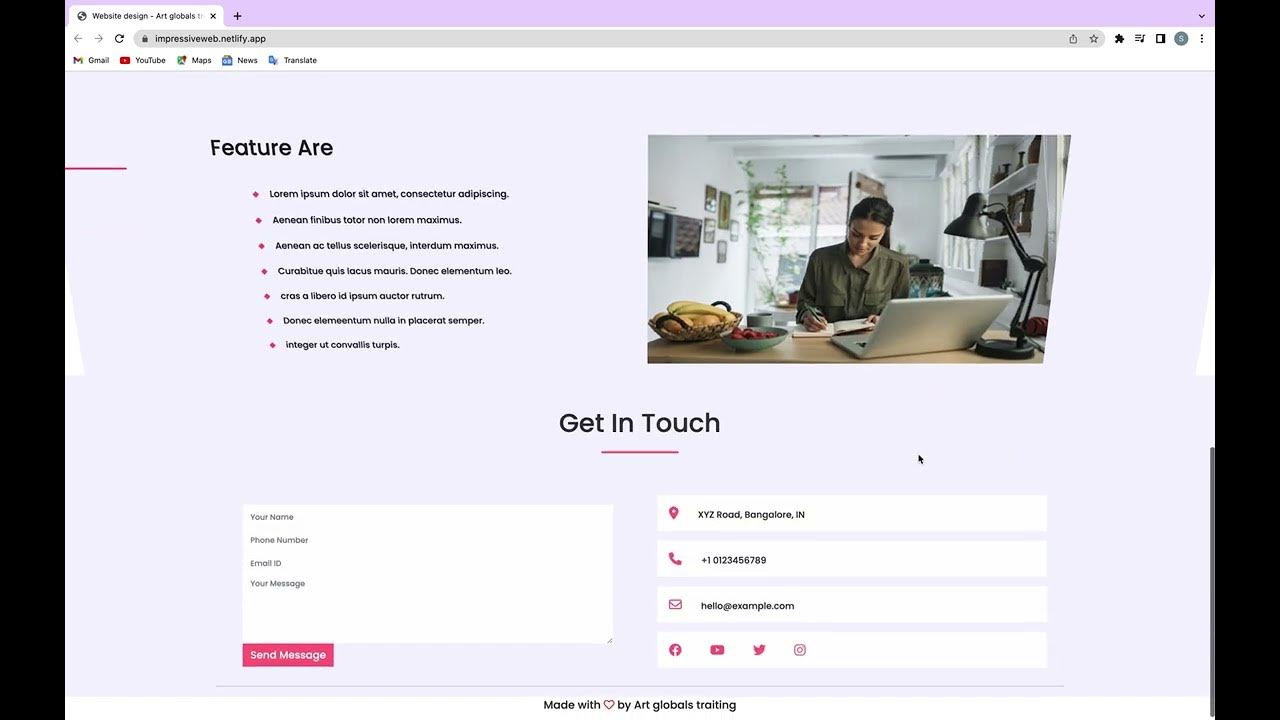 I completed a CSS Scrolling Effect Using HTML and CSS - YouTube