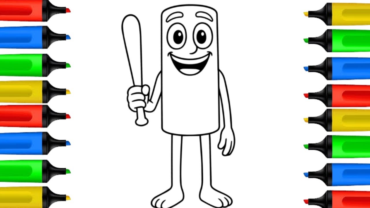 How to Draw Tung Tung Tung sahur | Easy Tung Tung Sahur Drawing - YouTube