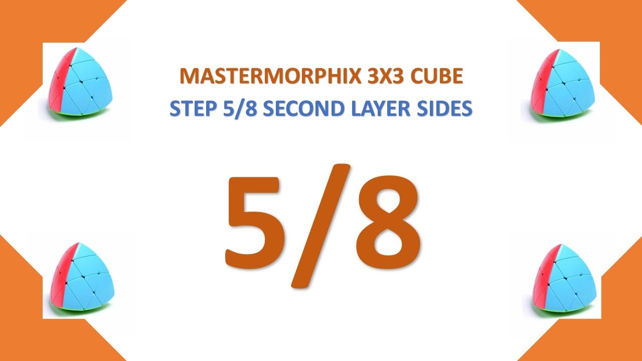 Mastermorphix Cube 3X3 STEP 5/8 Second Layer Sides - YouTube
