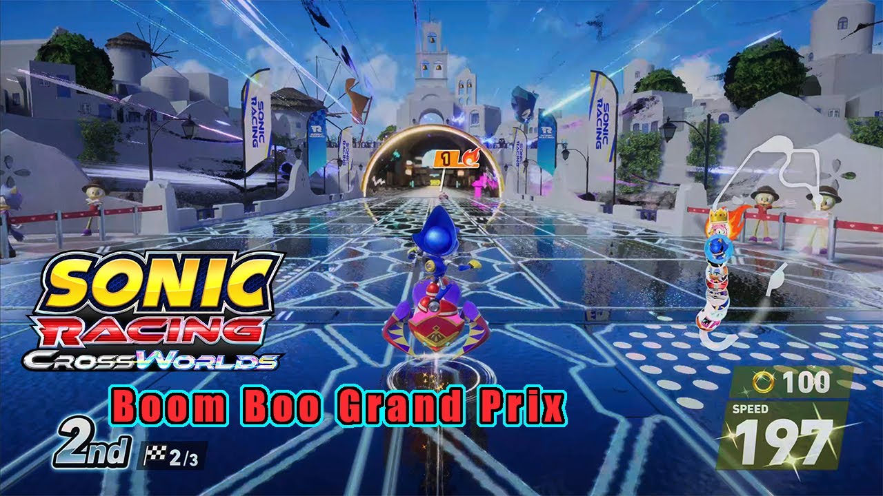 PS5 • Sonic Racing CrossWorlds – Boom Boo Grand Prix, 4 Races • Metal ...
