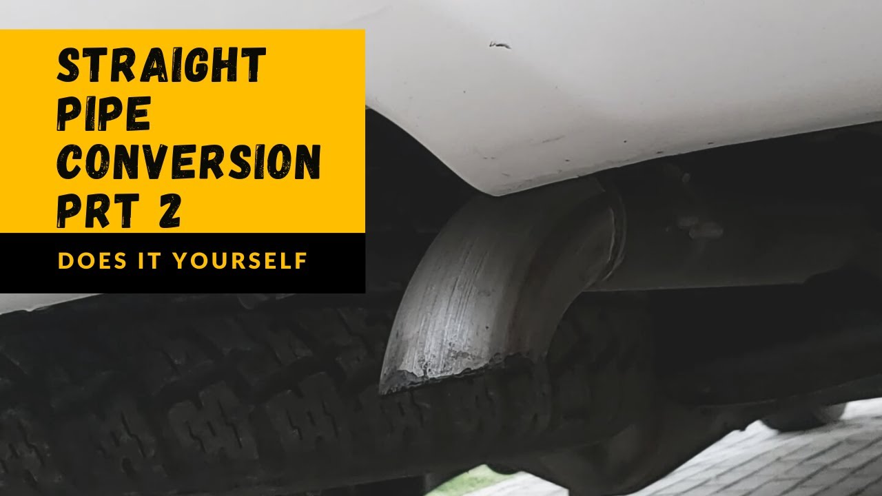DIY Straight pipe conversion. Part 2 - YouTube