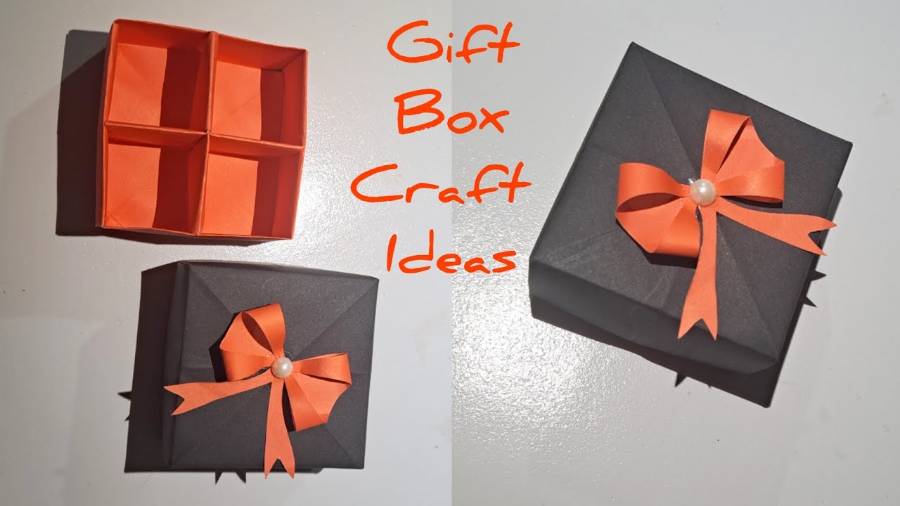 DIY ORIGAMI BOX/DIY GIFT BOX IDEAs/paper craft ideas/easy paper gift ...